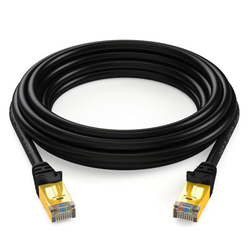 Патч-корд Samzhe SSTP CAT 7, 15 m, Black